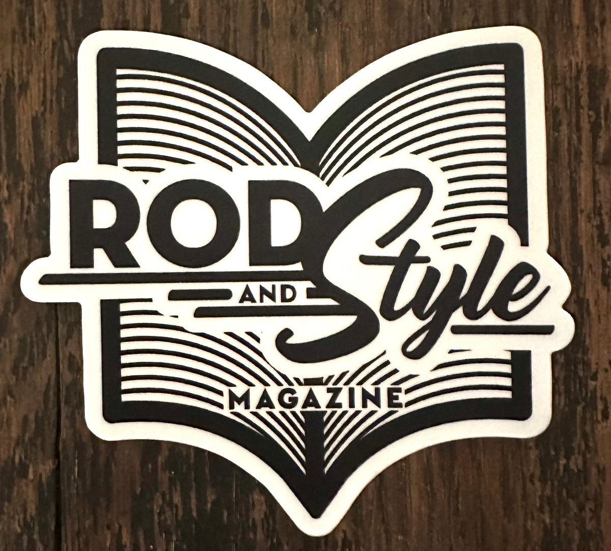 Rod and Style Magazine Logo sticker